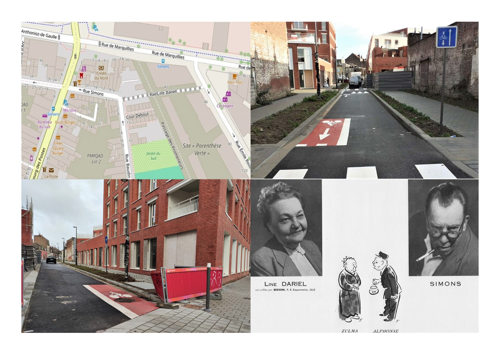 Une nouvelle rue à Lille-Sud : la rue Line Dariel / Actualités / Lille ...